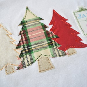 3 Christmas Tree Applique Design, Christmas Applique Design, Christmas ...