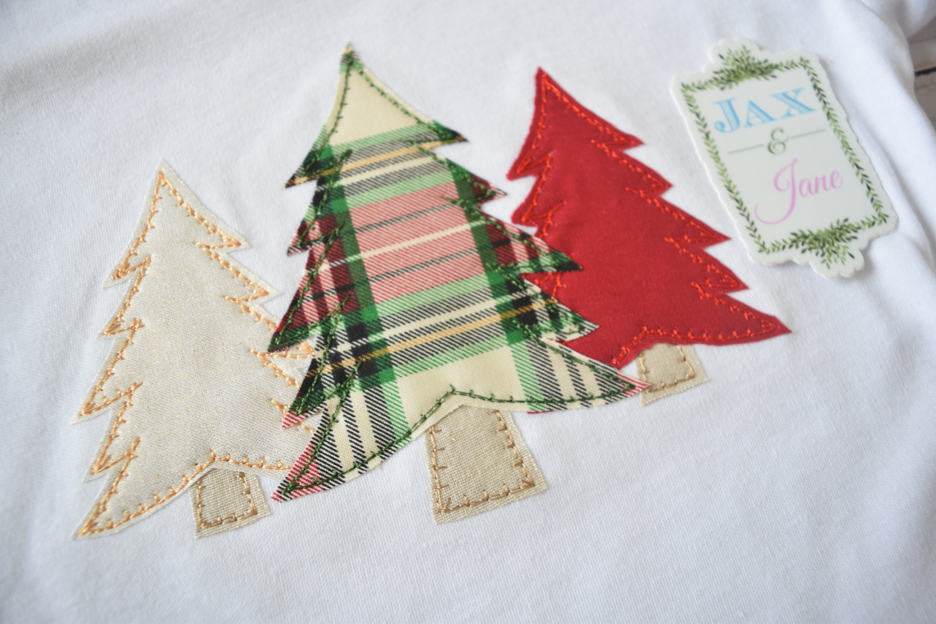 3 Christmas Tree Applique Design Christmas Applique Design | Etsy