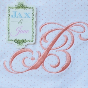Scroll Monogram Letter B, 4x4 Embroidery Design (digital Download) - Etsy