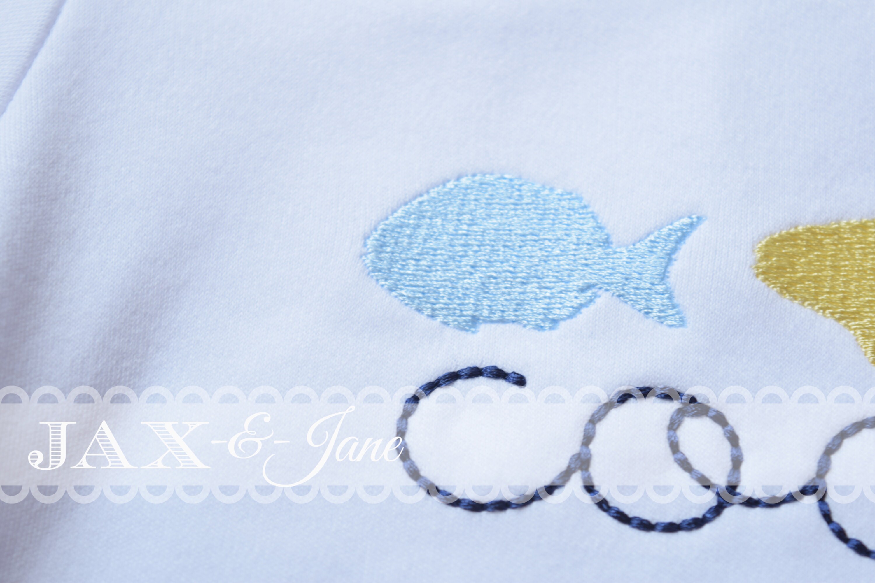 3 Mini Filled Embroidery Fish Beach Embroidery Summer - Etsy