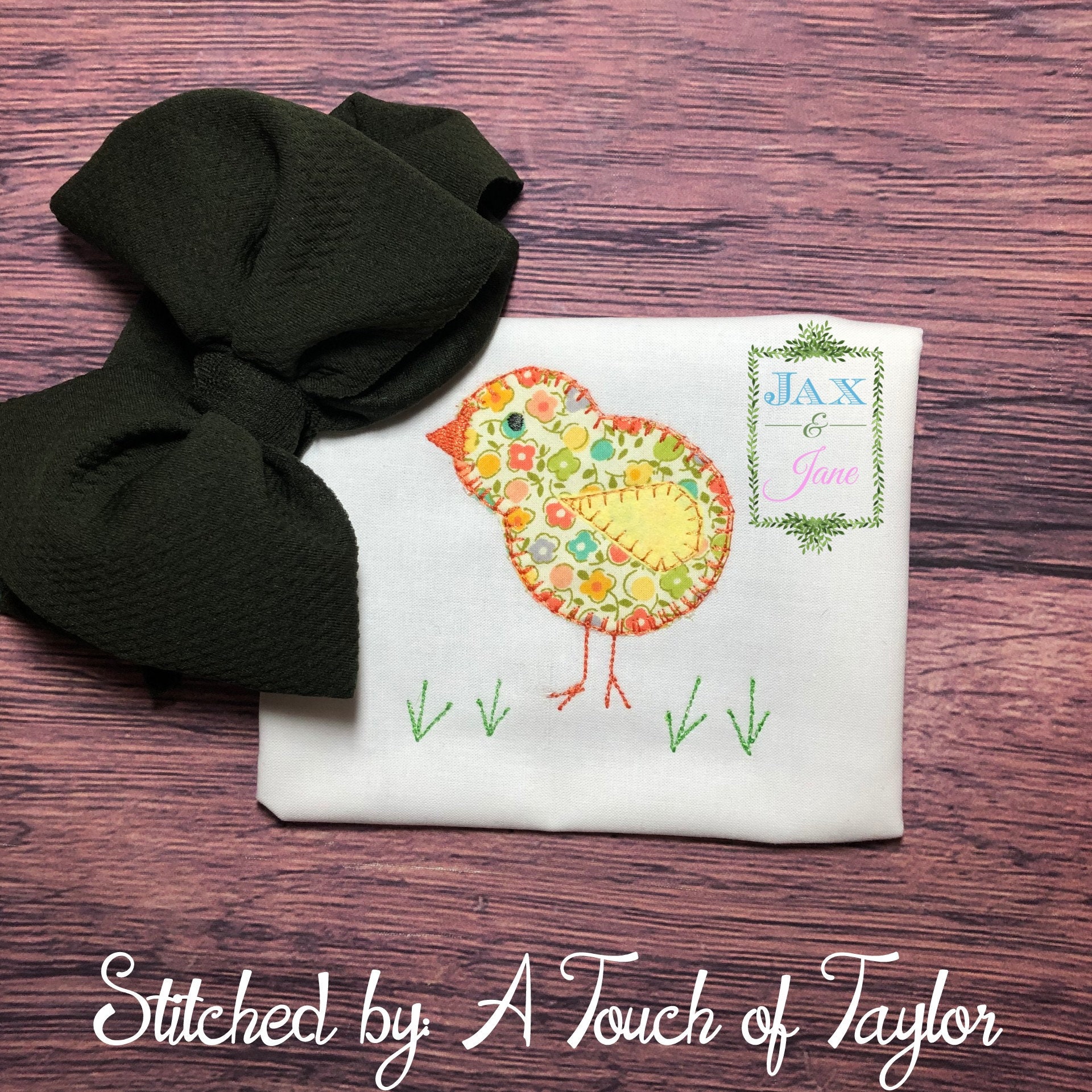 Chick Applique Design, Baby Chick Applique Design, Easter Chick Machine ...
