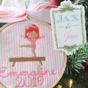 Filled Mini Gymnast Embroidery Design, Filled Mini Balance Beam ...