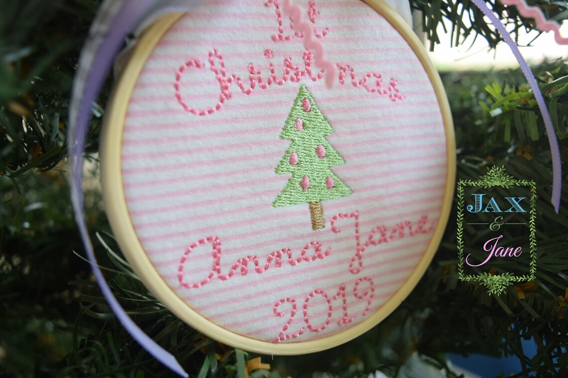 Filled Mini Christmas Tree Embroidery Design Filled Mini - Etsy