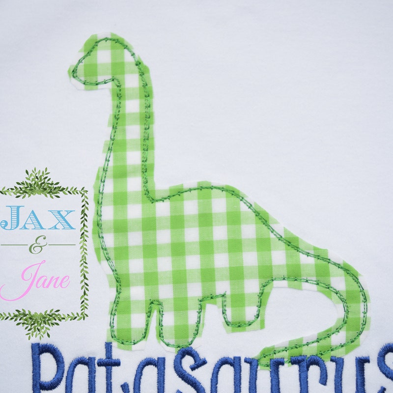 Dinosaur Applique - Etsy