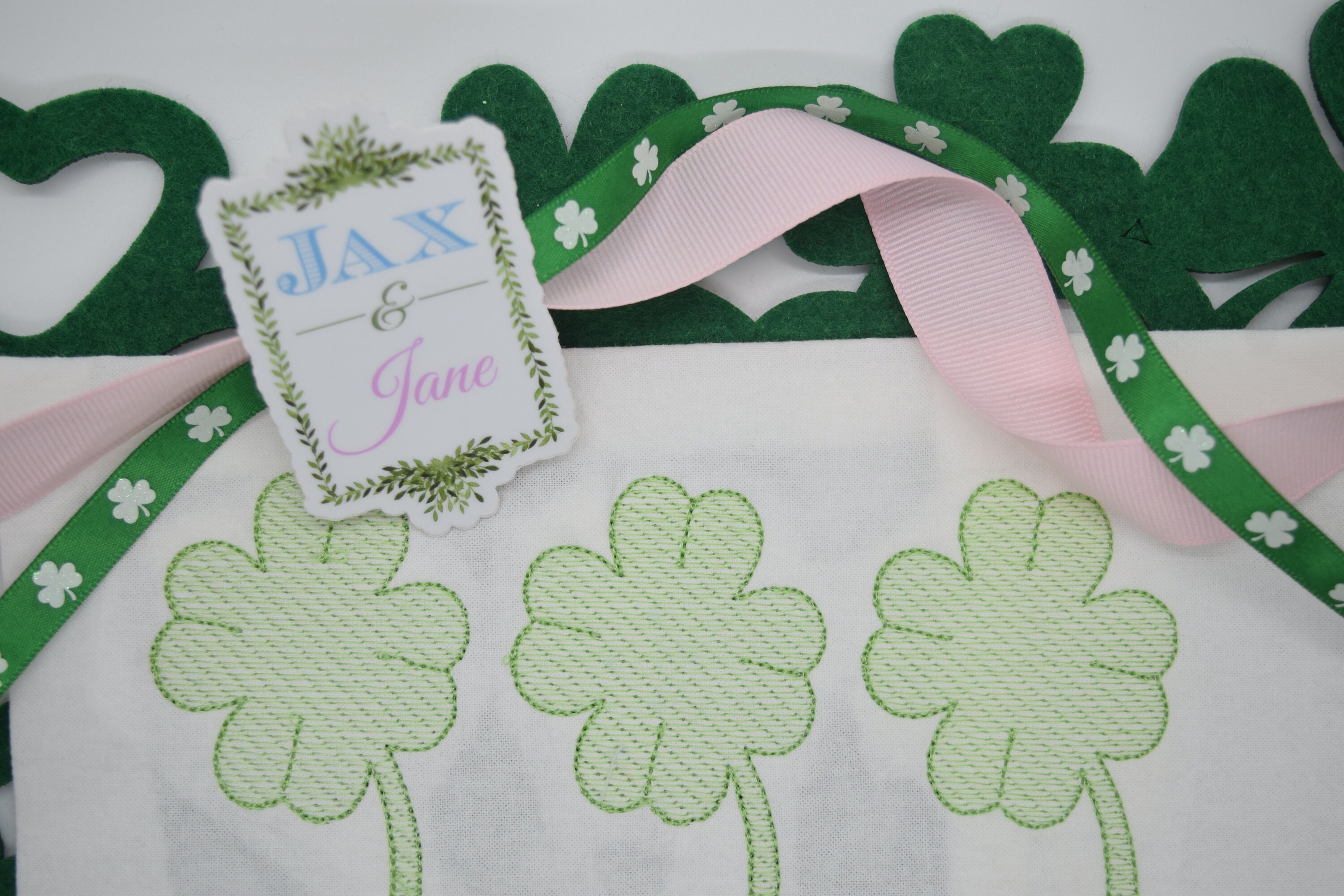 Diseño de bordado de boceto de trébol de 4 hojas diseño de | Etsy