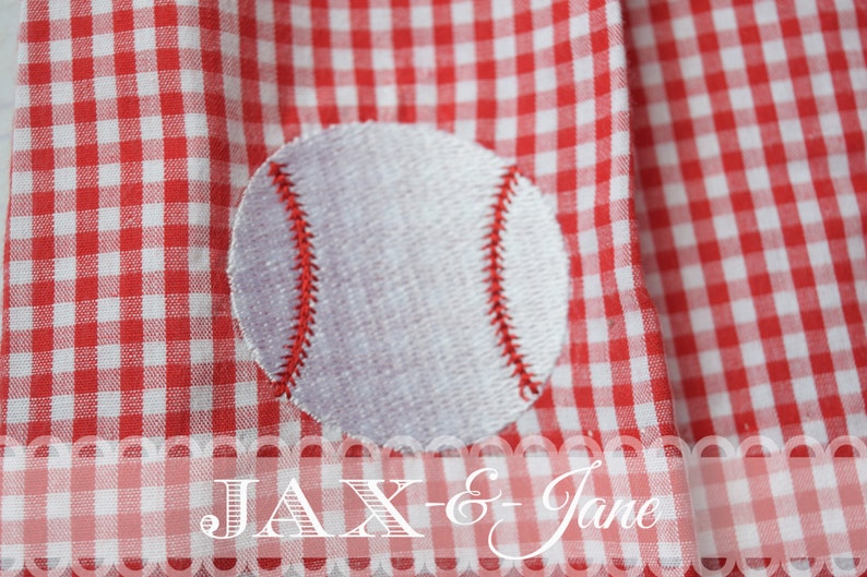 Filled Mini Baseball Embroidery Design Mini Filled Baseball | Etsy