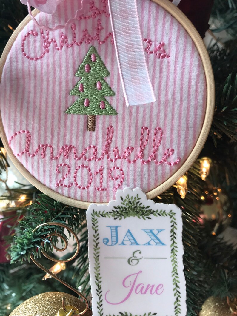 Filled Mini Christmas Tree Embroidery Design Filled Mini | Etsy