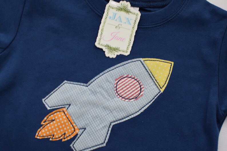 Rocket Ship Applique Design, Rocket Embroidery Design, Space Rocket ...