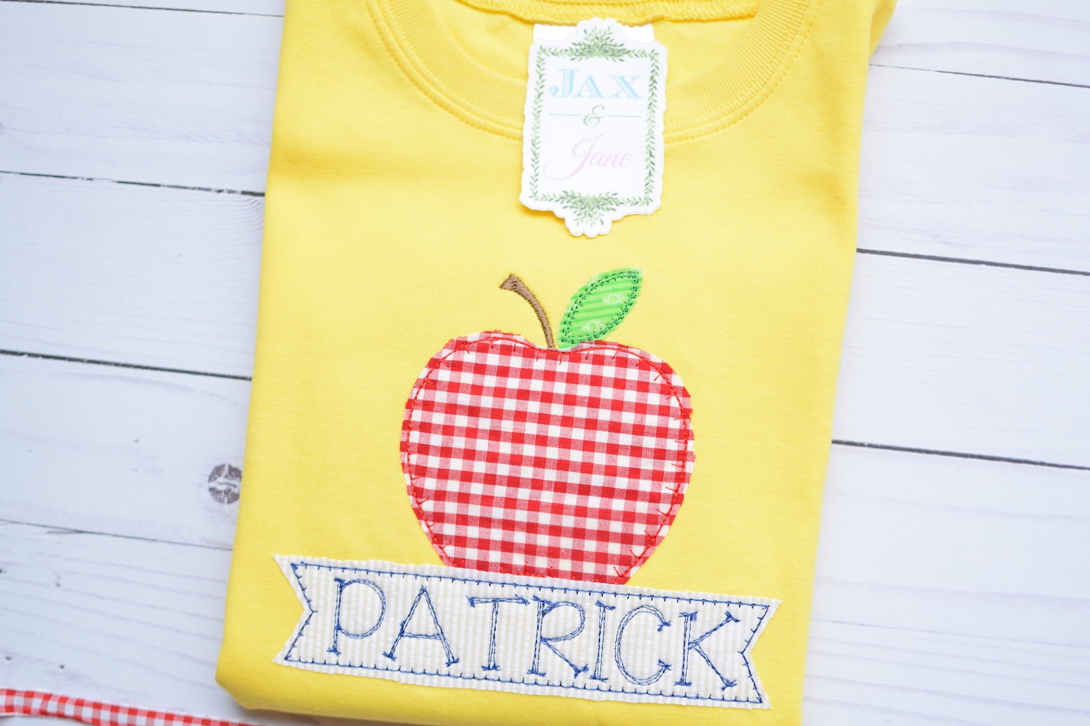 Apple Banner Applique Design, Back to School Embroidery (digital File ...