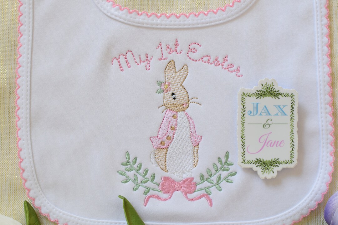 My 1st Easter Bunny Girl Machine Embroidery Design, My First Easter ...
