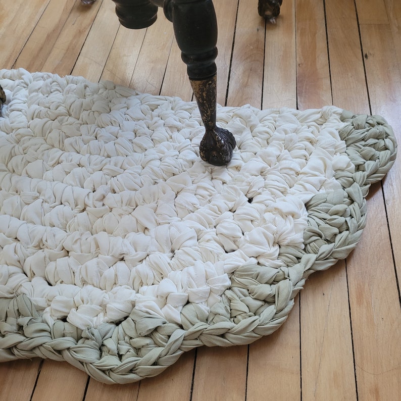 Crochet Rug Half Moon - Etsy