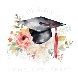 Graduation Watercolour Clip Art Bundle, Graduation PNG, Graduation Clip ...