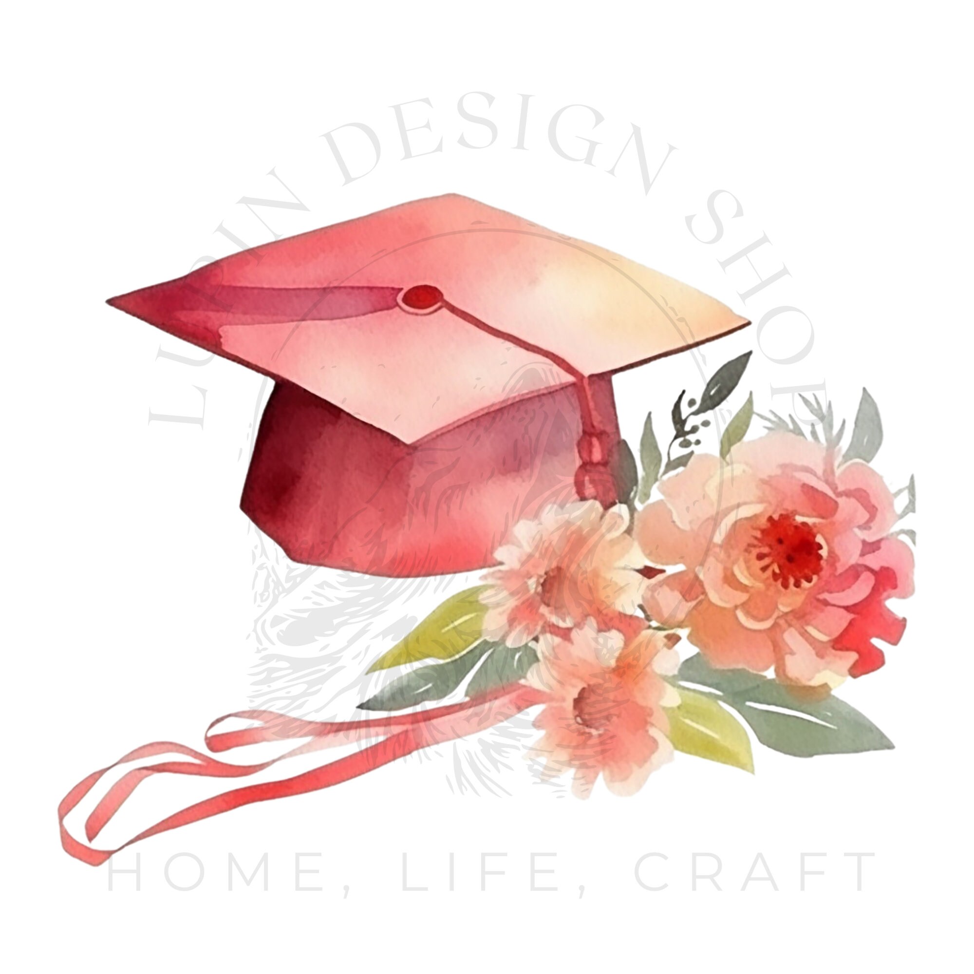 Graduation Watercolour Clip Art Bundle, Graduation PNG, Graduation Clip ...
