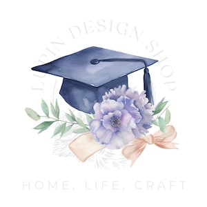 Graduation Watercolour Clip Art Bundle, Graduation PNG, Graduation Clip ...