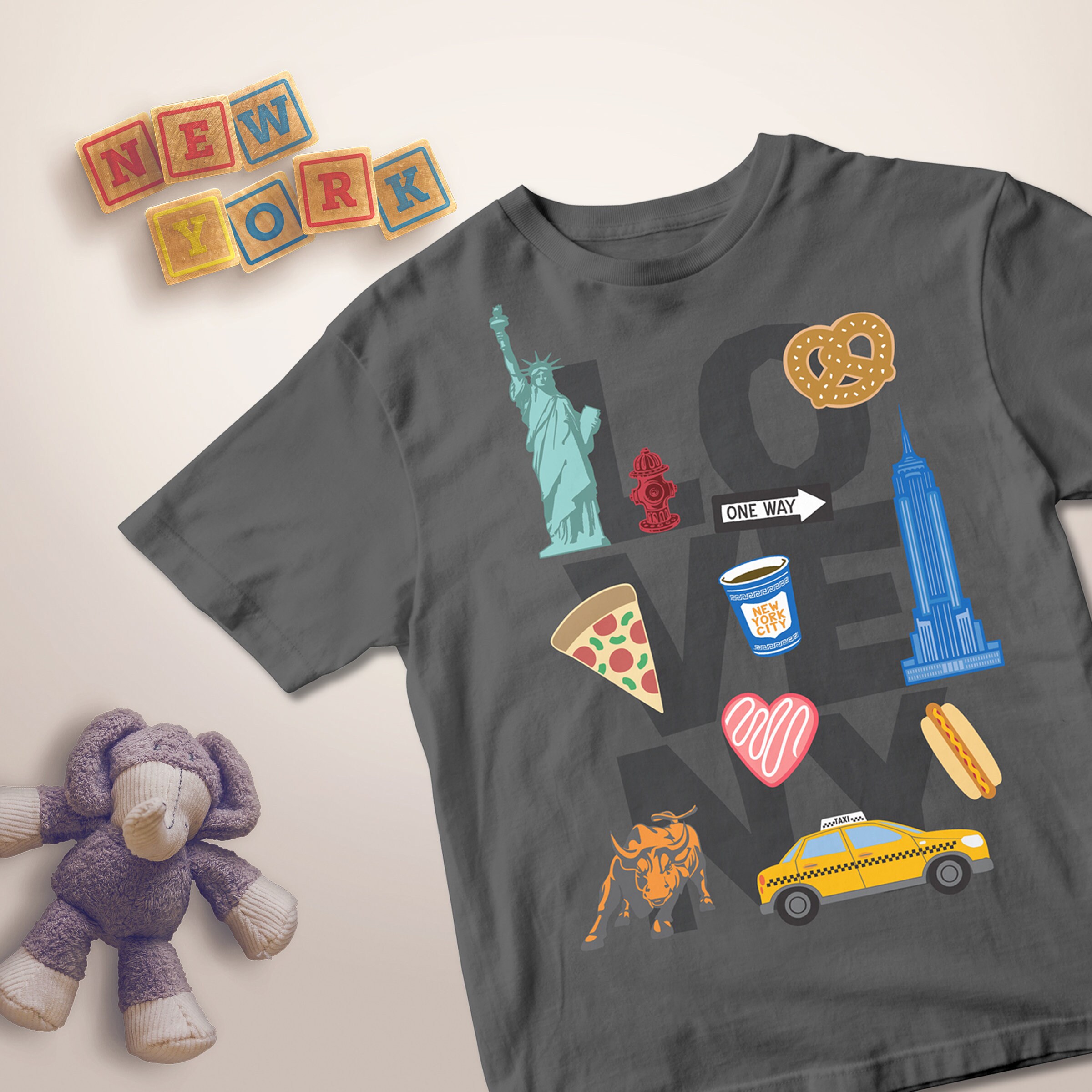 DIY Kit Create Your Own T shirt LOVENY New York Etsy