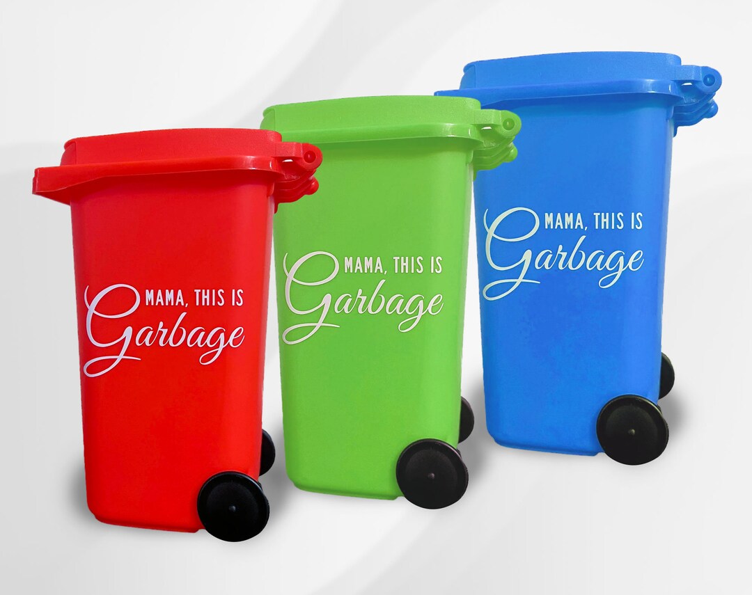 Drag Race - Mama, This is Garbage Mini Can Trash Can / Pencil Holder ...
