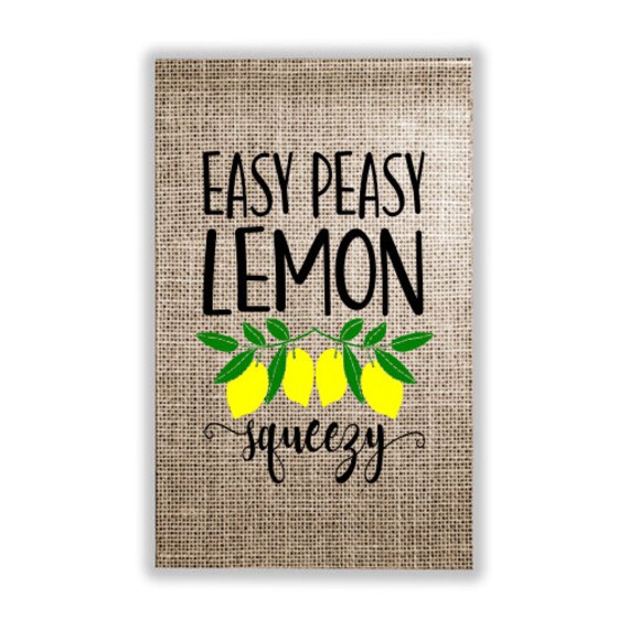 Easy Peasy Lemon Squeezy Summer Garden Yard Flag Personalized | Etsy