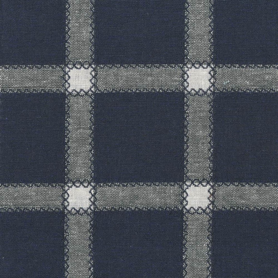 Woven Block Pattern NAVY BLUE Home Decor Chair Upholstery - Etsy