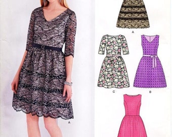 NEW LOOK Simplicity Sewing Pattern N6618, Misses Woman, Dress Length ...