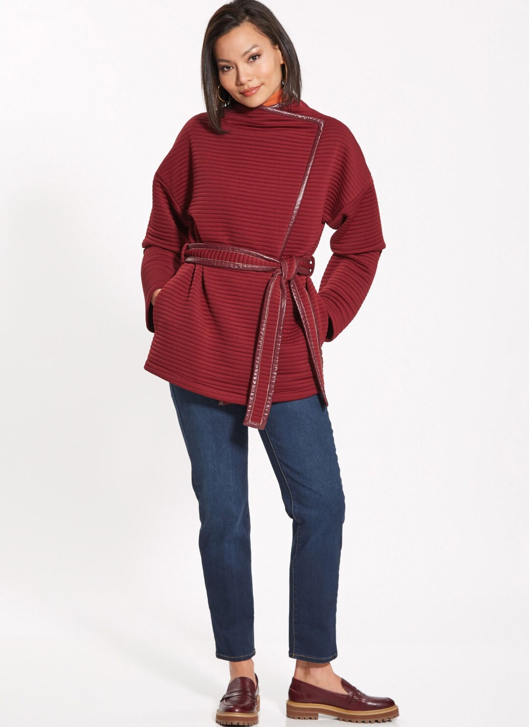 NEW LOOK Simplicity Sewing Pattern N6742, Misses Unlined Wrap Coat ...