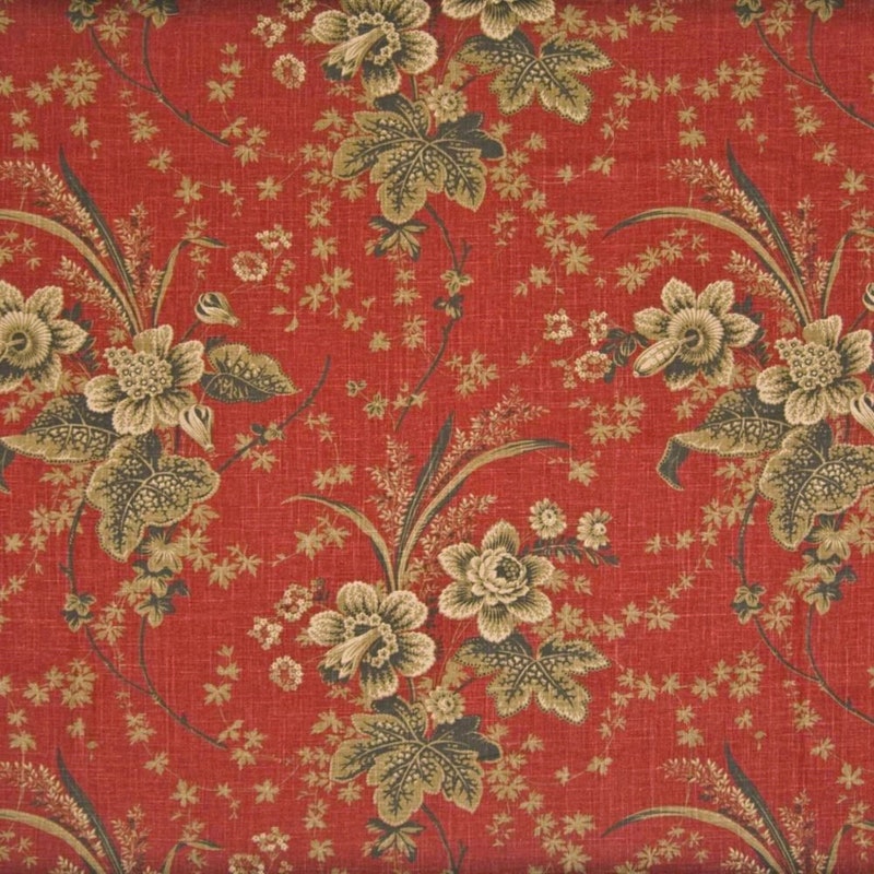 Waverly Rose Fabric - Etsy