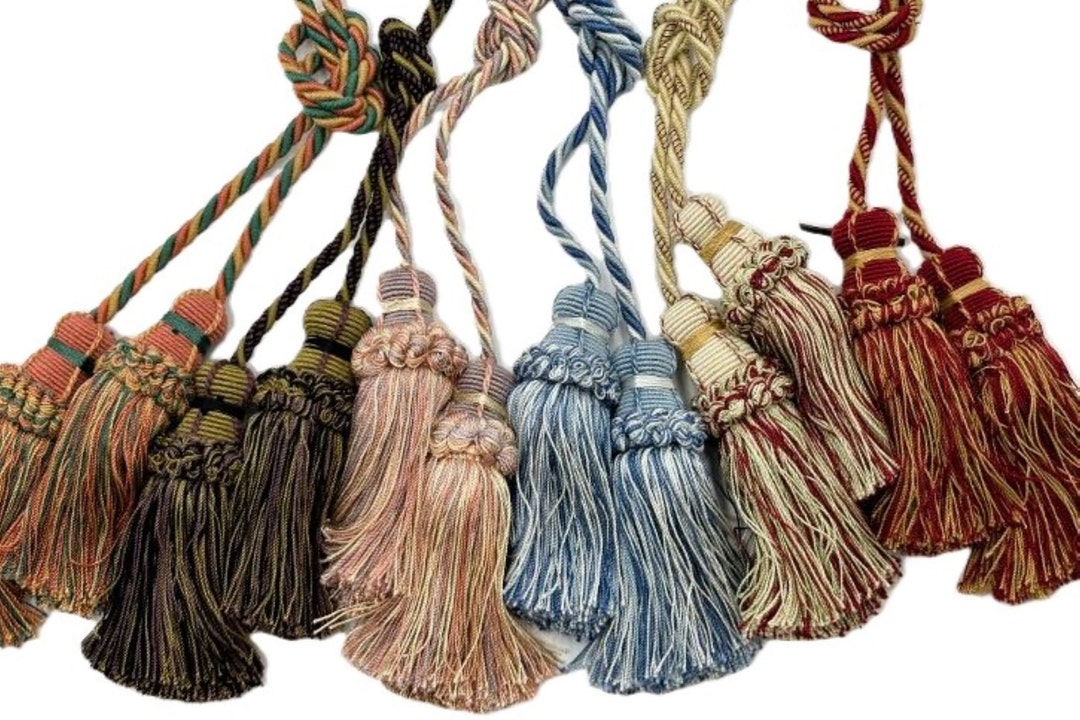 Vintage Decorative Tassel Chair Tie Conso 9399 Pillow Furniture Lamp ...