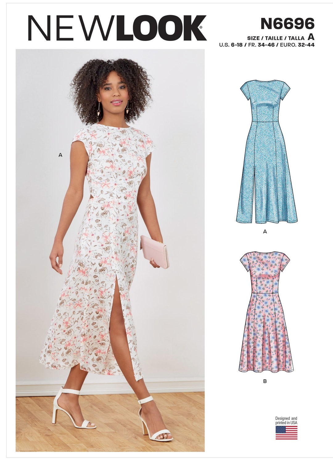 NEW LOOK Simplicity Sewing Pattern N6696, Misses Summer Dress Cap ...