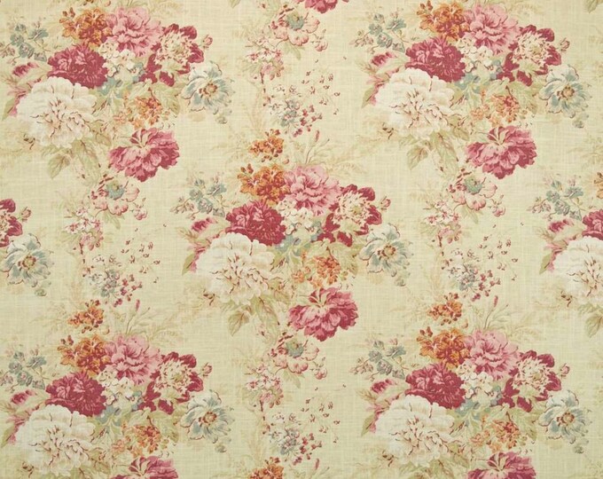 Waverly BALLAD BOUQUET Floral FRUIT Splash Home Decor Drapery Curtain ...