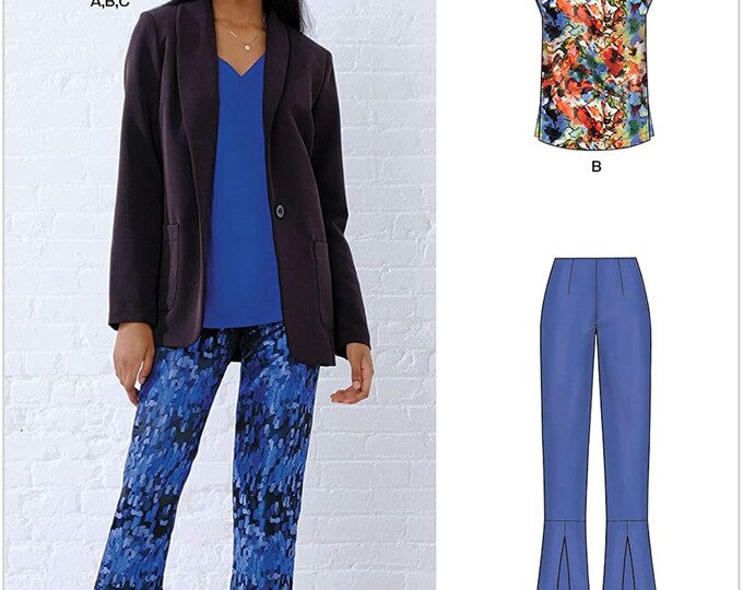 NEW LOOK Simplicity Sewing Pattern S0800 6371, Misses Casual Trapeze ...