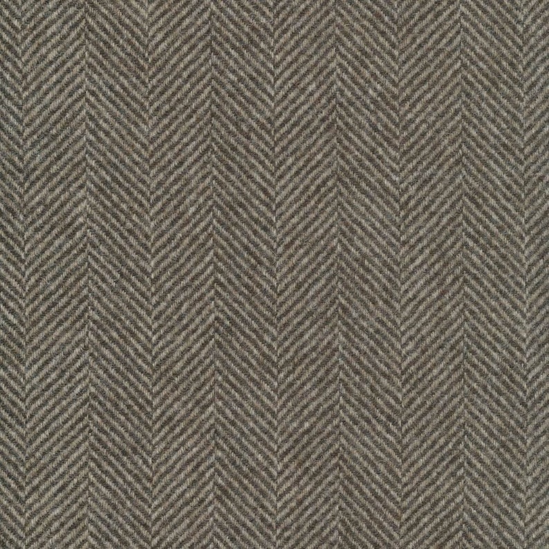 Woven Wool HERRINGBONE Chevron Pattern EARTH Home Decor Drapery ...