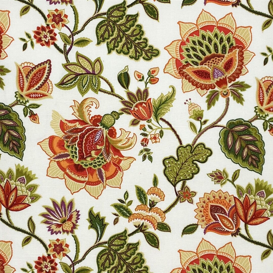 Mill Creek Raymond Waites LAURINDA Floral PUNCH Home Decor Drapery ...