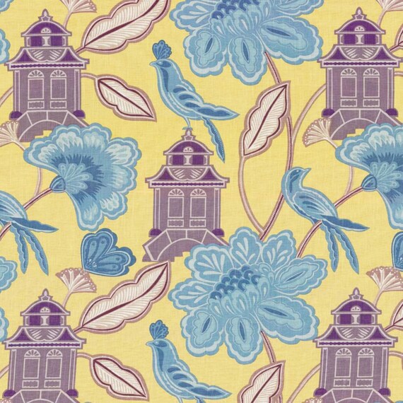 Braemore EMPEROR'S GARDEN Dijon Yellow CHARTREUSE Asian | Etsy