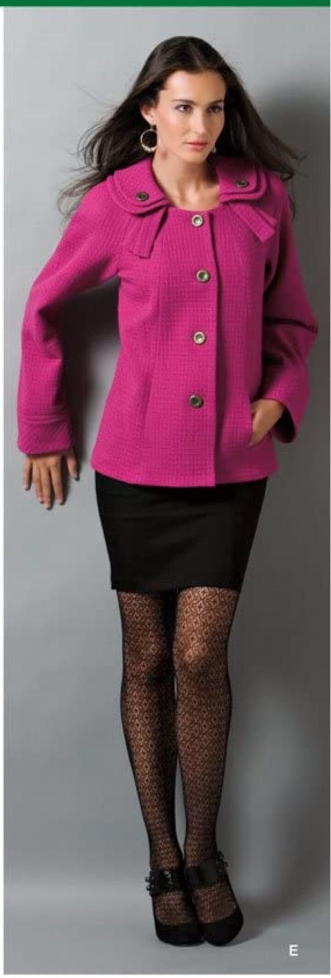 Simplicity Sewing Pattern 2504, Misses Jacket Collar Outerwear Garment ...