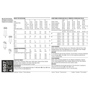 NEW Look Simplicity Sewing Pattern 6507, Misses Spring Summer Dress Top ...