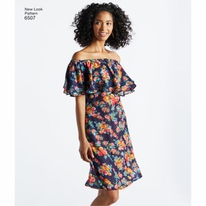 NEW Look Simplicity Sewing Pattern 6507, Misses Spring Summer Dress Top ...