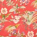 Jay Yang Tropical FLORAL Palm JAMAICA CORAL Home Decor Cotton Drapery ...