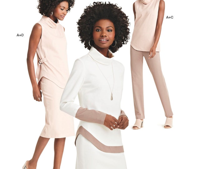 NEW LOOK Simplicity Sewing Pattern D0726 N6530, Misses Knit Sportswear ...