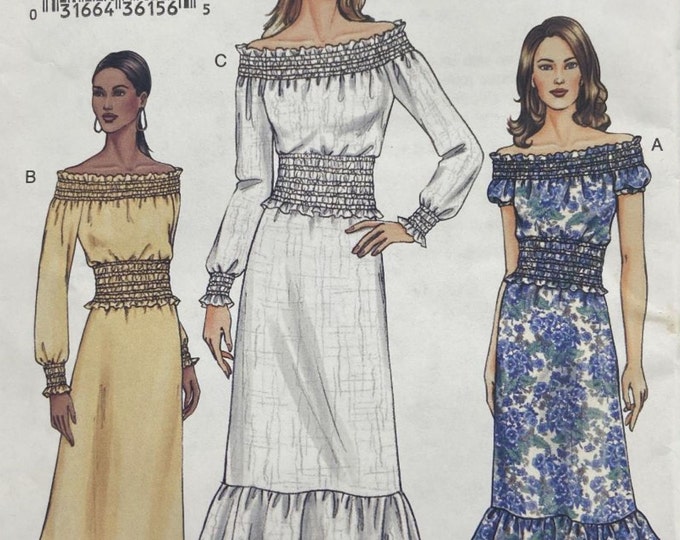 Vogue Sewing Pattern 7692, Vintage Misses Petite Ruffle Gauze Linen ...