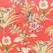 Jay Yang Tropical FLORAL Palm JAMAICA CORAL Home Decor Cotton Drapery ...
