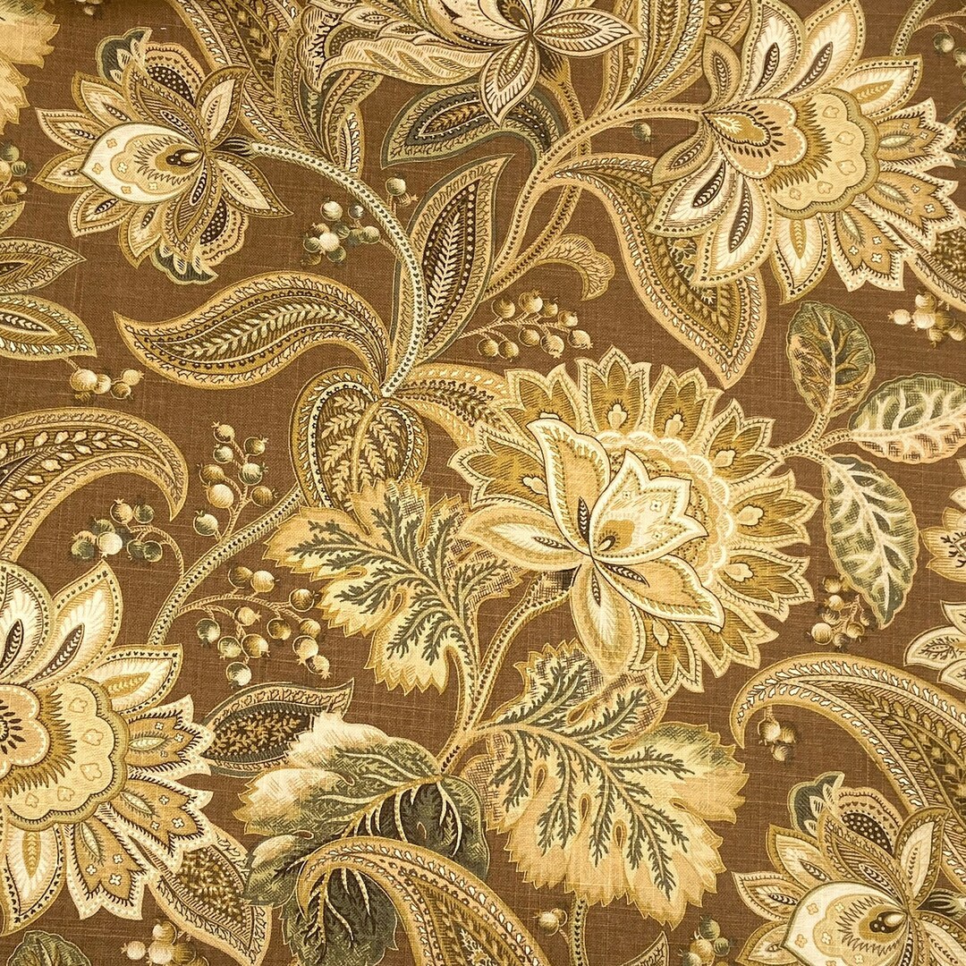 Mill Creek VALDOSTA Cliffside Jacobean Floral RODEO Home Decor Linen ...