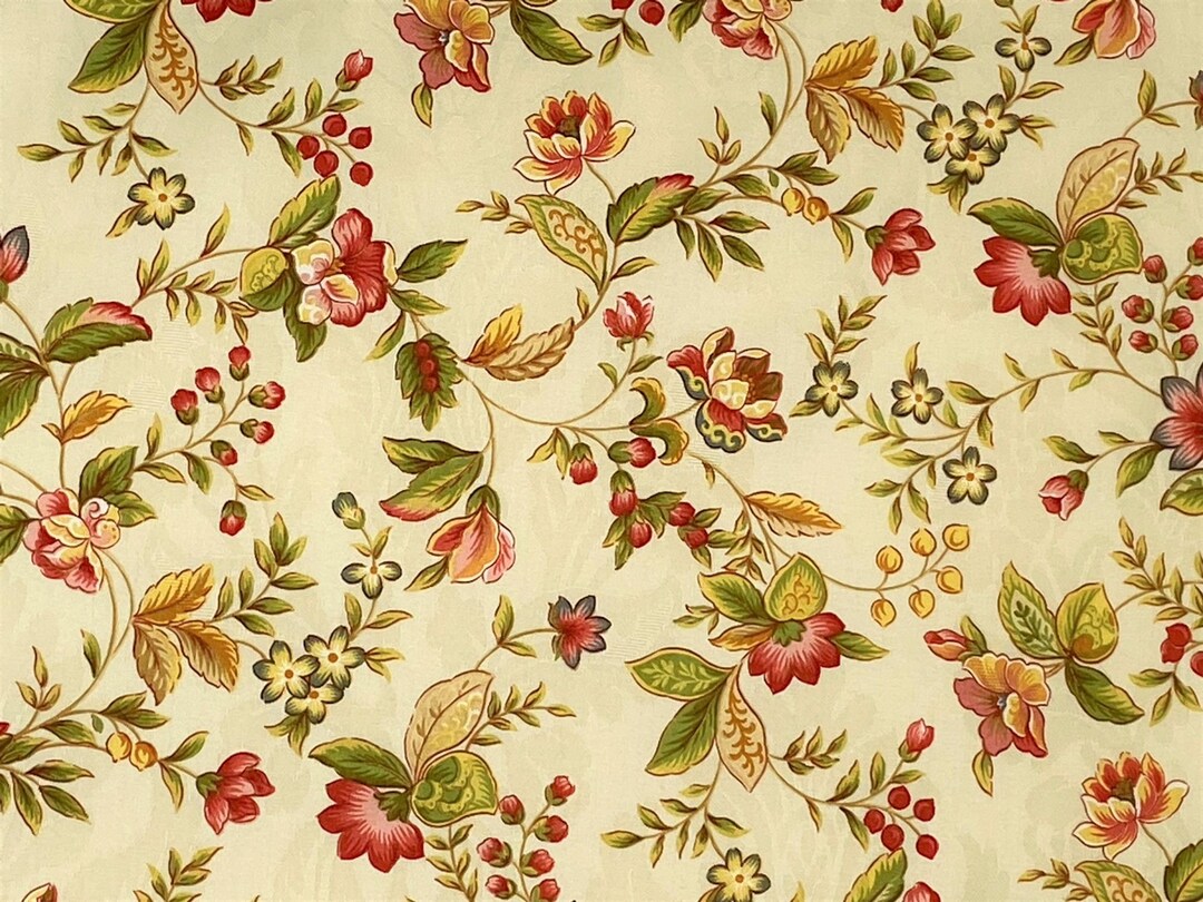 Mill Creek Small Scale Floral MULTI Home Decor Drapery Curtain - Etsy