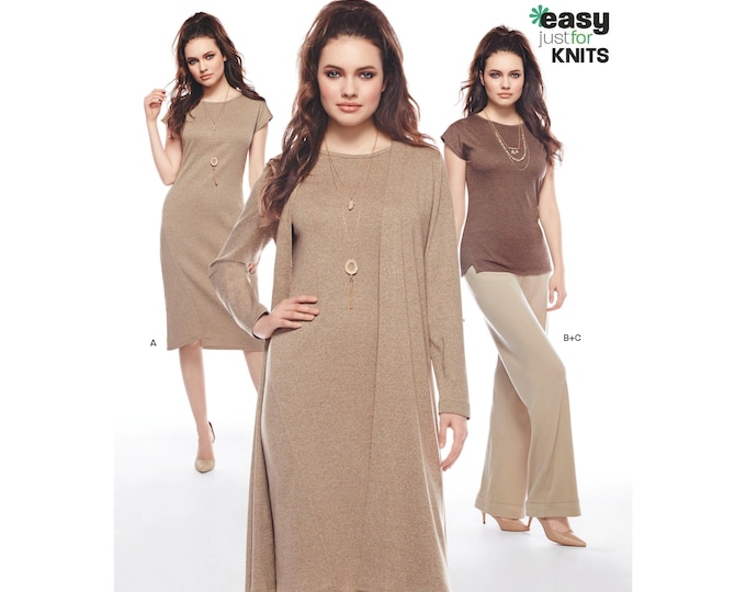 NEW Look Simplicity Sewing Pattern 6482, Misses Sportswear Tunic Dress ...