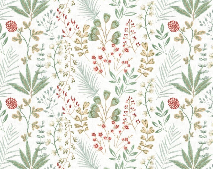Swavelle Mill Creek HERBALIST SPA Home Decor Cotton Embroidery Drapery ...