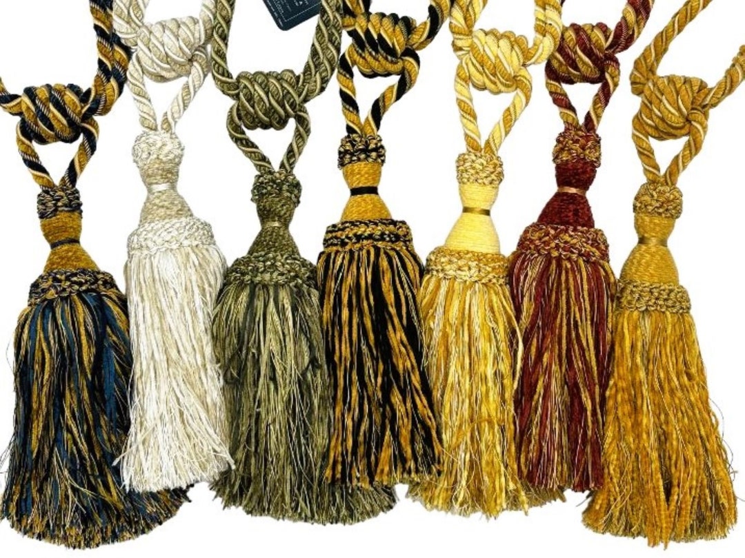 Trimland Designer Home Decor Drapery Tieback Tassel Curtain Rope ...