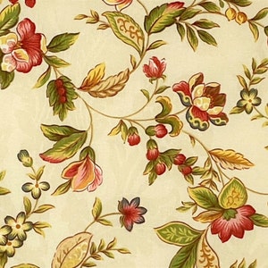 Mill Creek Small Scale Floral MULTI Home Decor Drapery Curtain Window Valance Upholstery Pillow ...