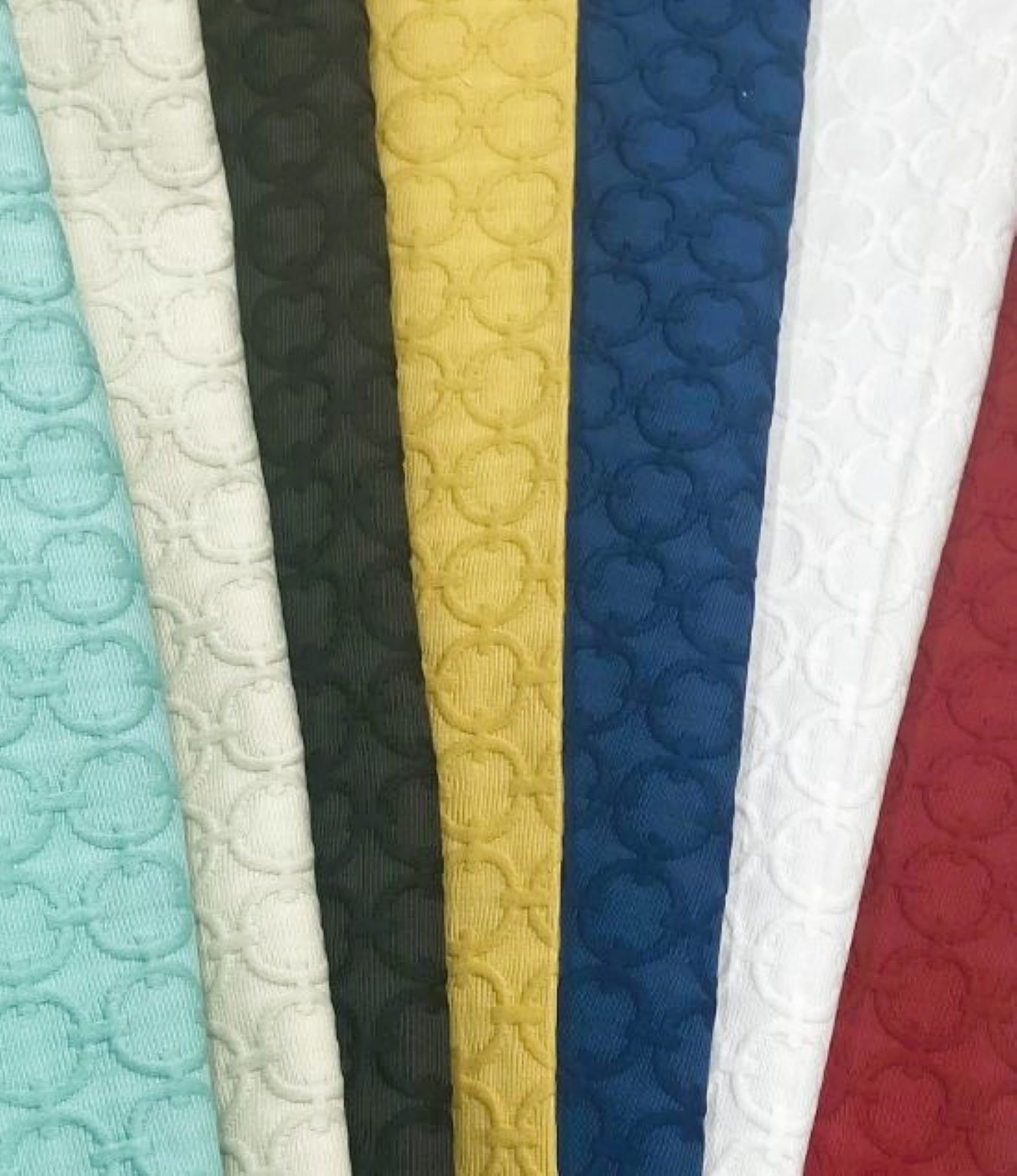 Waverly FULL CIRCLE Matelasse Rope Pattern Drapery Chair Cushion ...