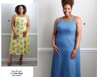Simplicity Sewing Pattern 4050, Misses Khaliah Ali Collection Dress, US ...