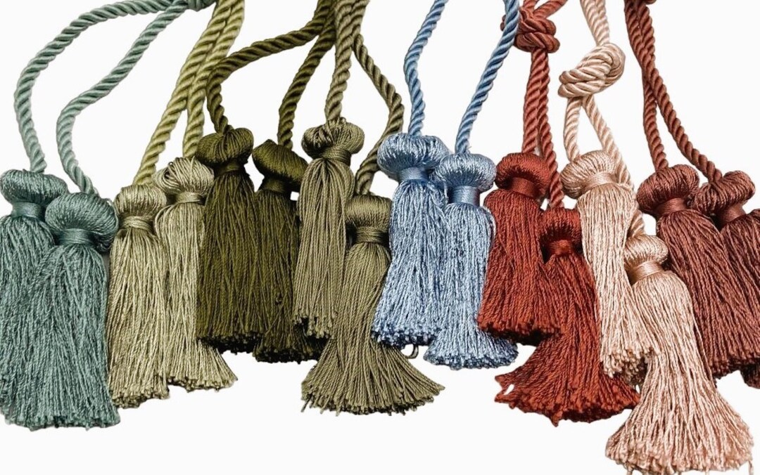 Conso Vintage Decorative Tassel Chair Tie 5068 Pillow Furniture Lamp ...