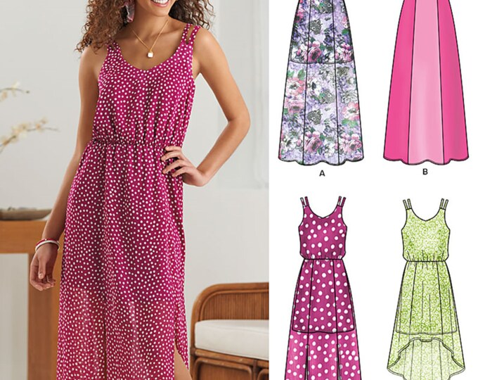 NEW LOOK Simplicity Sewing Pattern S0544 6282, Misses Casual Sleeveless ...