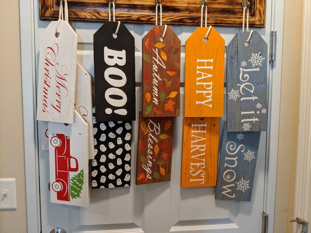 Made to Order Wooden Door Tags - Etsy Canada